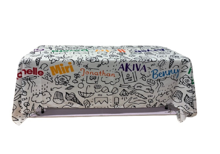 Personalized Table Covers | Round, Square & Rectangle